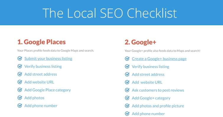 Local SEO Checklist | Incrementors