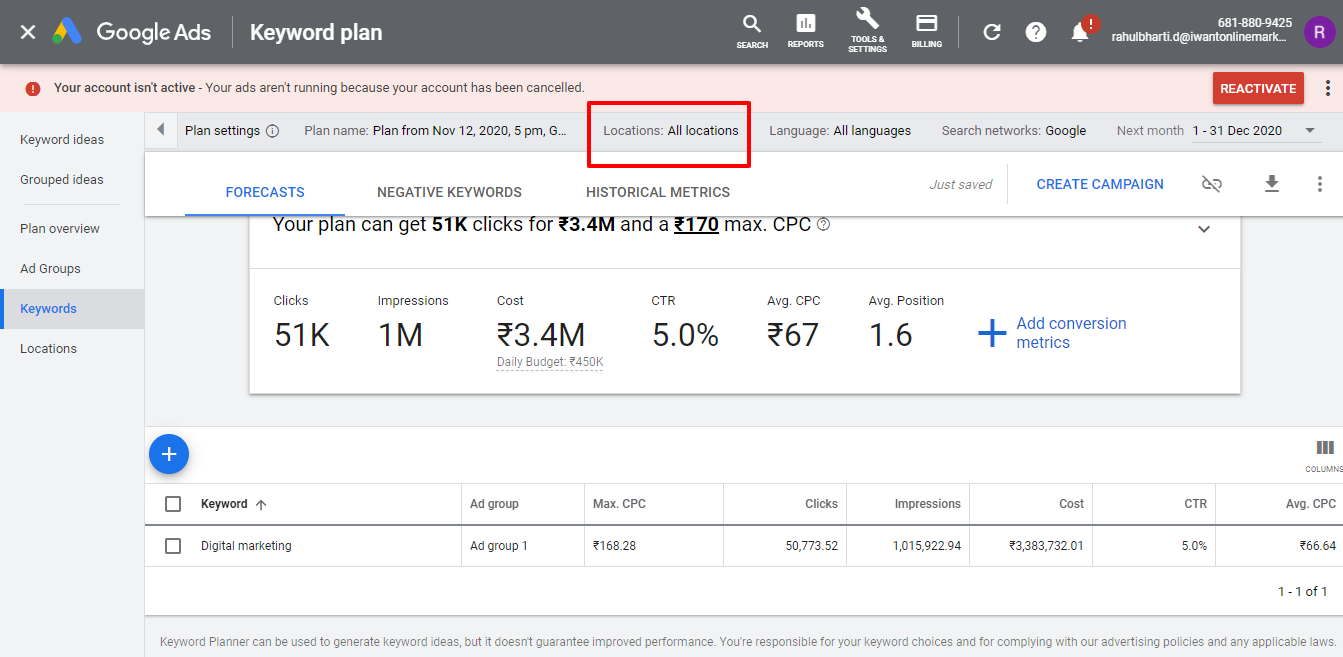 How To Use Google Keyword Planner To Rank Higher [2020]