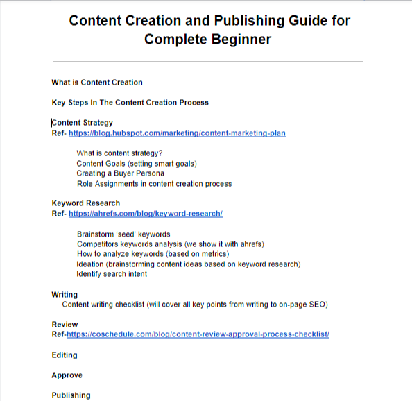 Step-by-Step Content Creation Guide [Writing To Publishing Content ...
