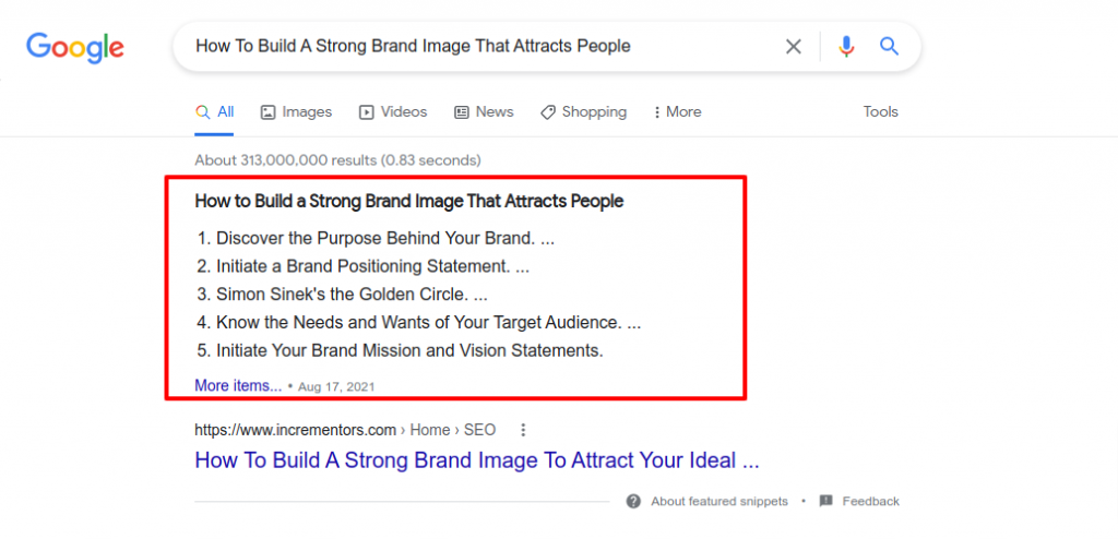 The Easiest Way To Rank In Google Position Zero (Featured Snippets) | Incrementors